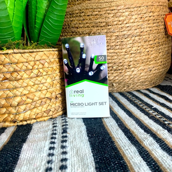 Real Living | Accents | 5 Count Clear Indoor And Outdoor Micro Led ...